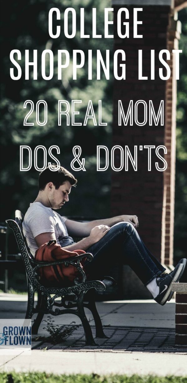 College Shopping List: 20 Dos And Don'ts That Will Make You Smile