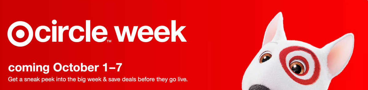 Best Target Circle Week Deals (October 1 - October 7)