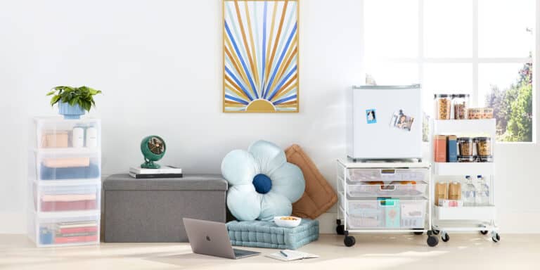 20 Ways to Save Space In a College Dorm or Apartment: The Container ...